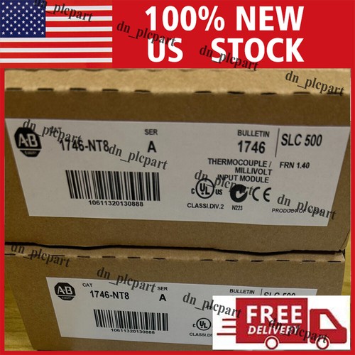 New Allen-Bradley 1746-NT8 SER A SLC 500 Thermocouple PLC Input Module ...
