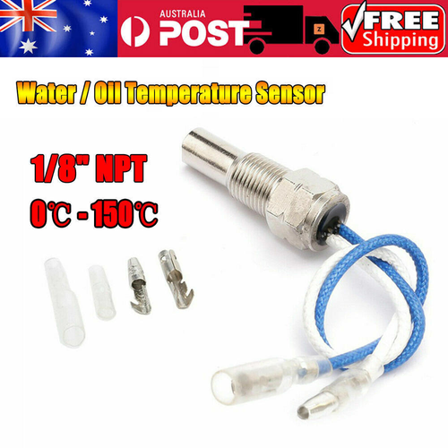 Car Temperature Oil Water Temp Sensor Unit Gauge Electric Sender 1/8 ...