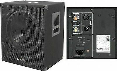 QTX Sound QT15SA 15-Inch Active Powered 600-Watt Subwoofer 170.751 for ...