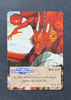 1994 1st Edition Spellfire Master The Magic 19/25 Red Zeb | eBay