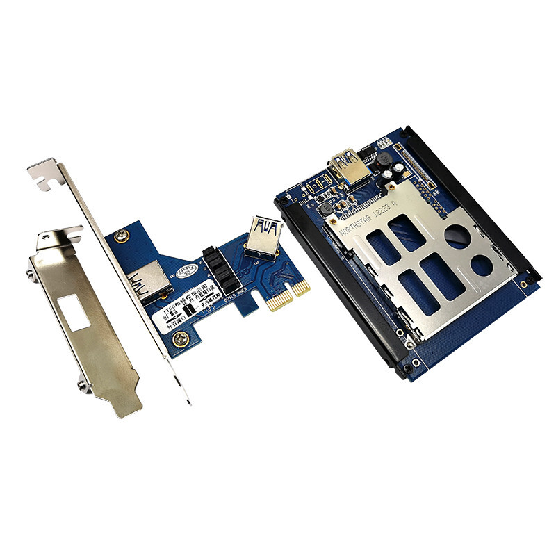 PCI Express PCIe USB 2.0 to Express Card 34/54 mm Adapter ExpressCard ...