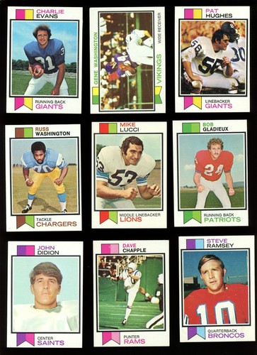 Lot of 27 Vintage Football Cards 1973 1974 1976 1977 Topps EX-NM | eBay