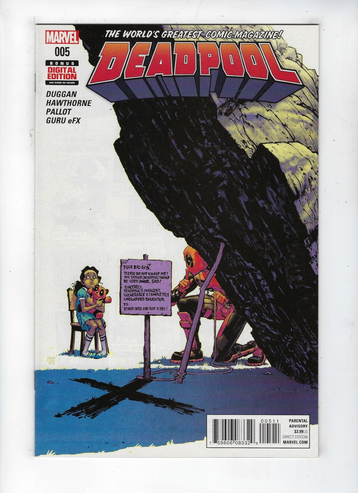 Deadpool # 5 Marvel Comics Madcap app Mar 2016 NM New | eBay UK