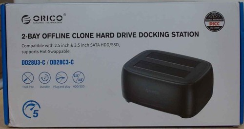 ORICO DD28C3-C External Hard Drive Dock Duplicator Cloner $50 | eBay