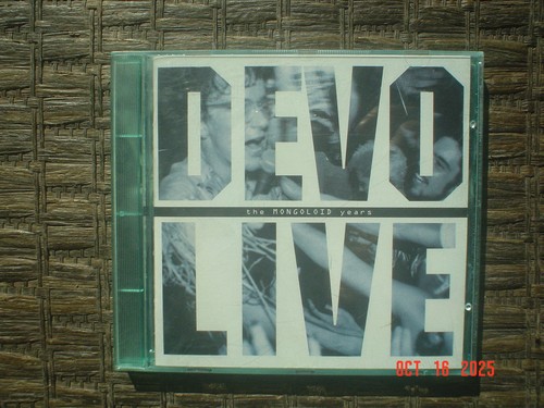 1992 DEVO LIVE THE MONGOLOID YEARS CD WITH 12 PAGE BOOKLET - NICE SHAPE ...