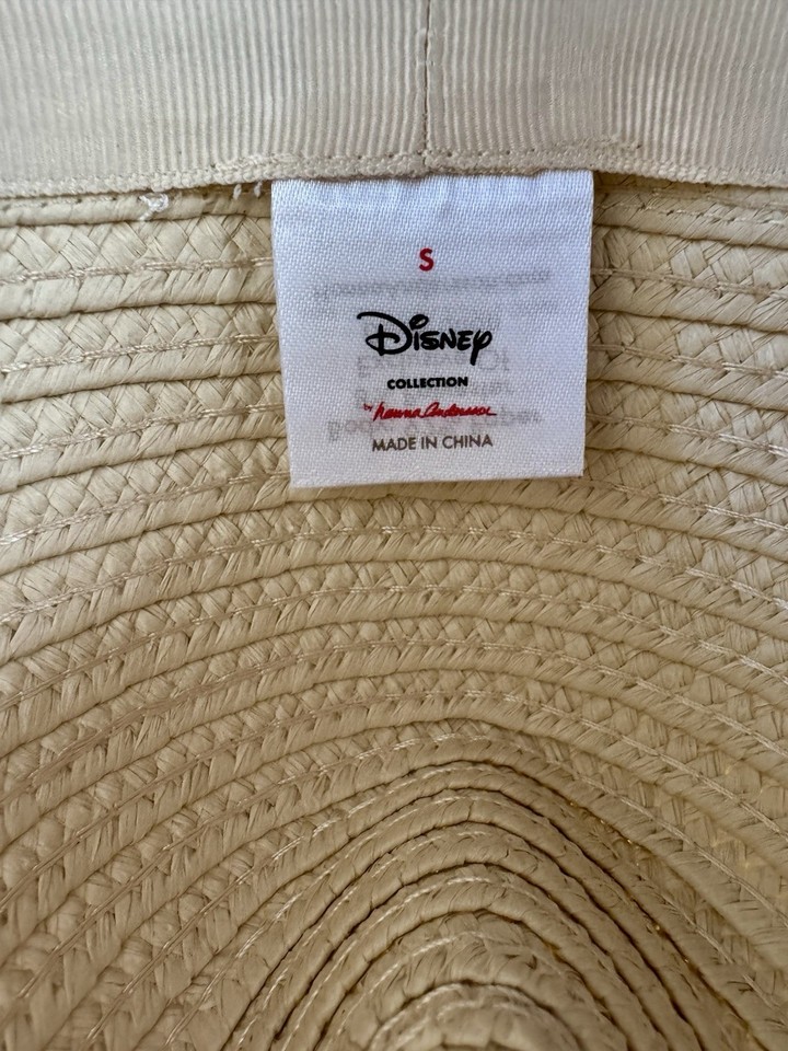 Disney Hanna Andersson Child’s Straw Hat Fedora Mickey Mouse Ears Small ...