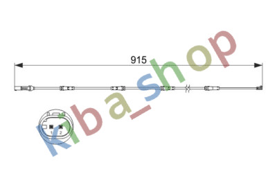 BRAKE PAD WEAR SENSOR REAR FITS BMW 5 F10 6 F12 6 F13 6 GRAN COUPE F06 ...