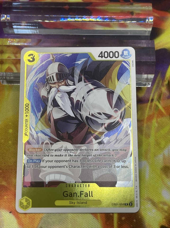 One Piece Card Game TCG Memorial Collection Gan Fall EB01-054 Holo Rare ...