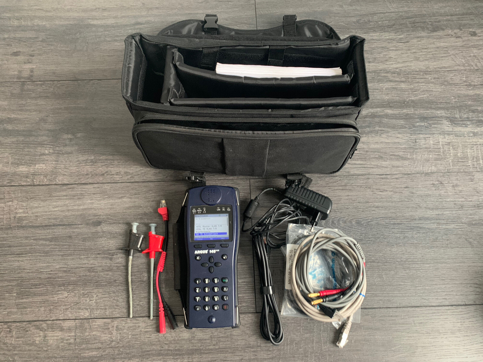 Intec Argus 145 Prüfgerät DSL voll funktionsfähig inkl. Zubehör | eBay.de