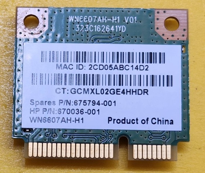 ⭐️⭐️⭐️⭐️⭐️ Laptop Wifi Module Wireless Card Adapter HP 2000-2C32NR | eBay