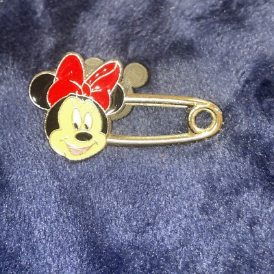 Mickey and Minnie Mouse - Safety Pins - Minnie ONLY Disney Pin 77633 | eBay