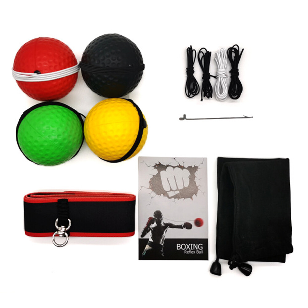 Boxing Reflex Speed Ball with Headband Stress Relief Boxing Equipment ...