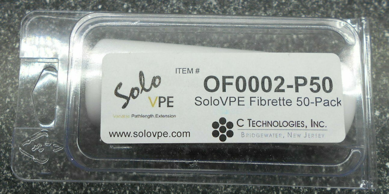50 PACK OF C TECHNOLOGIES, INC. SOLO VPE OF0002-P50 FIBRETTES EXP. 8/ ...
