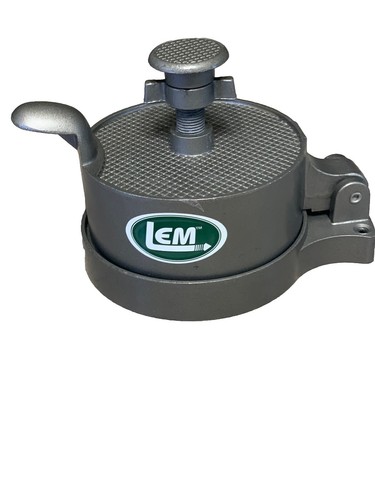 LEM Non-Stick Adjustable Burger Press NEVER USED | eBay