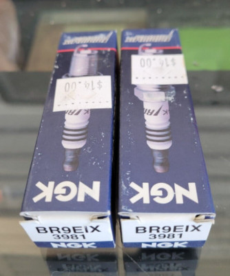 LOT OF 2 NGK BR9EIX 3981 IRIDIUMIX SPARK PLUGS FROM A LOCAL ESTATE | eBay