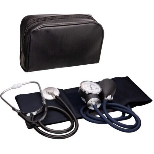 Manual Blood Pressure Monitor BP Cuff Gauge Aneroid Sphygmomanometer ...