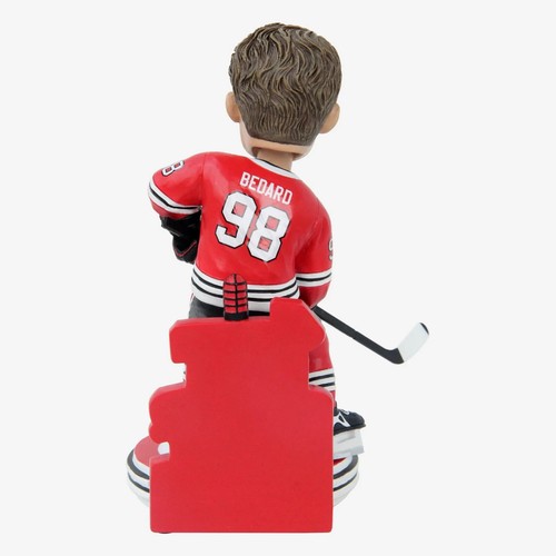CONNOR BEDARD Chicago Blackhawks NHL 1st Career Goal ROOKIE Bobblehead ...