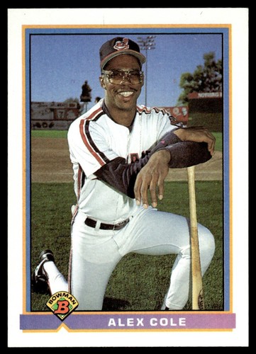 1991 Bowman #64 Alex Cole Cleveland Indians | eBay