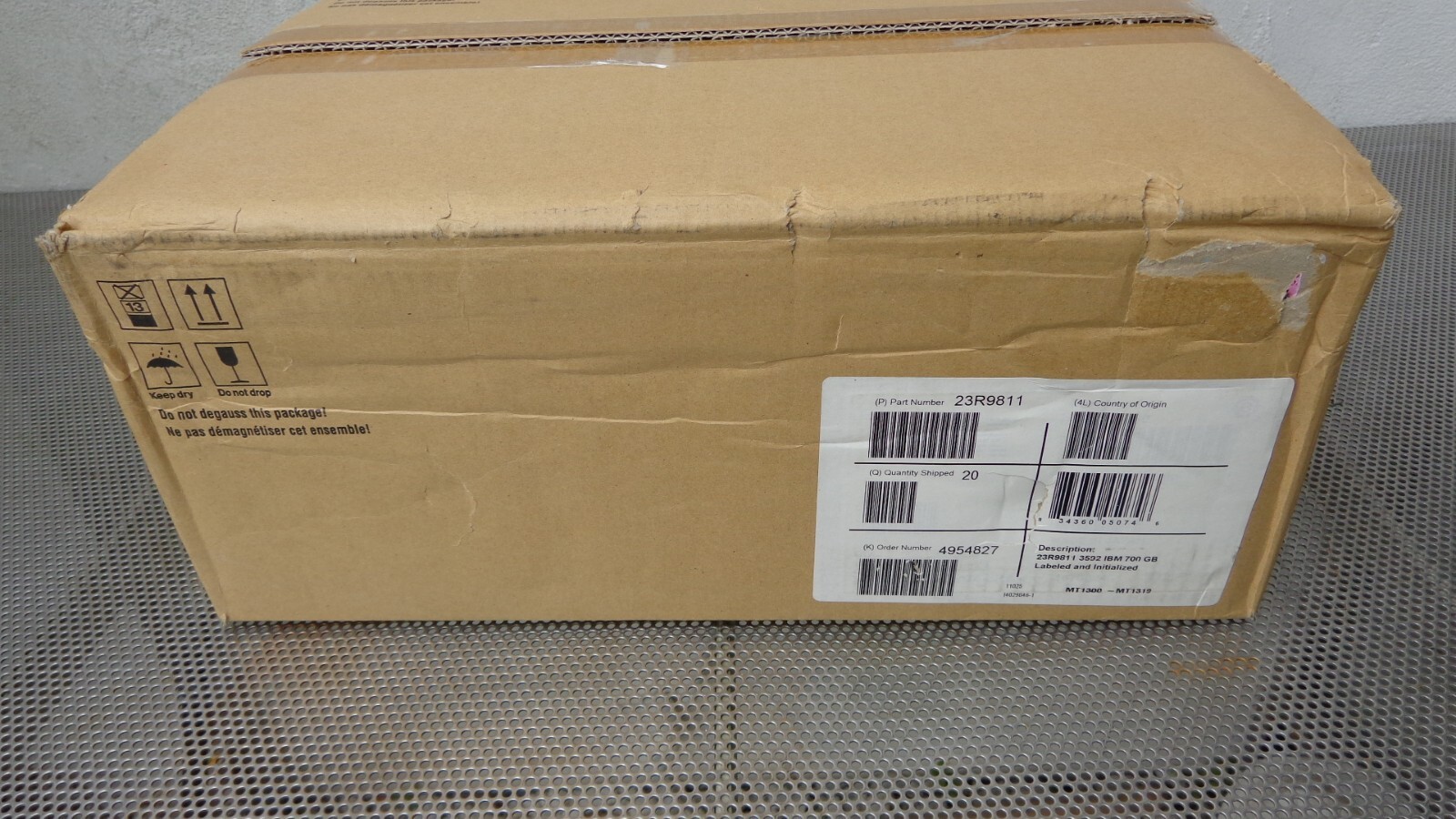 NEW SEALED Lot of 20 IBM 23R9811 3592 JB Tape 20-pack G2 DATA Labeled ...