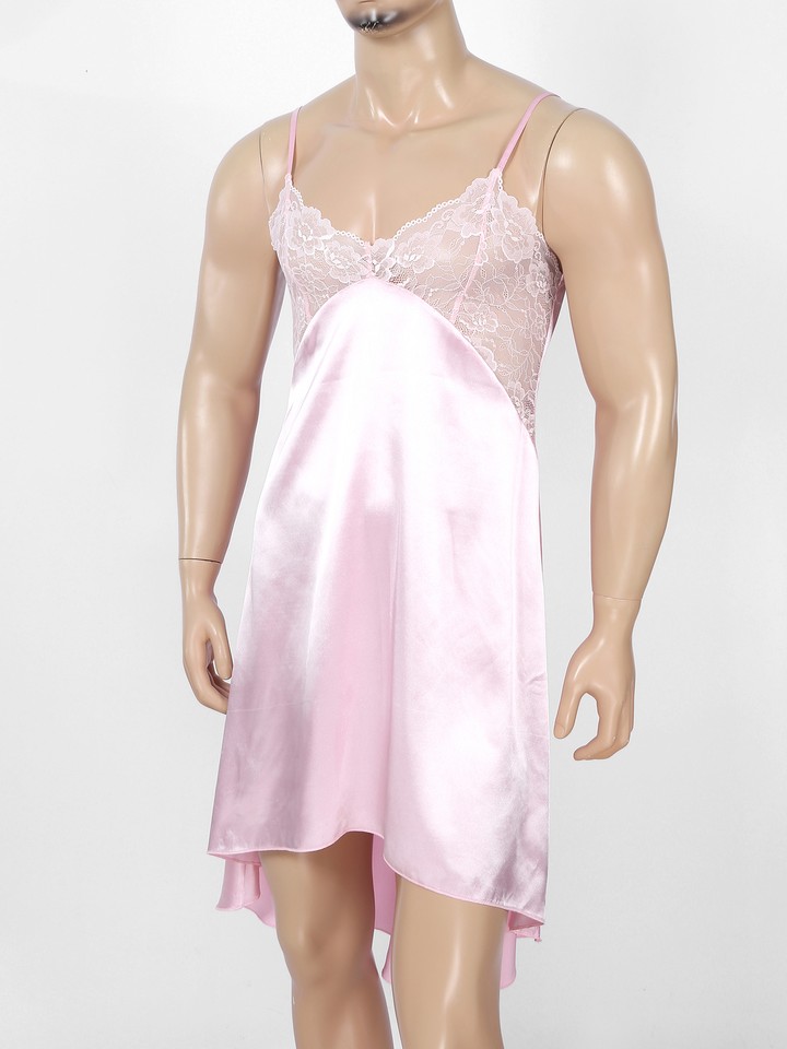 Women's Sheer Mesh Babydoll Lingerie Lace Trim Negligee Sexy Boudoir ...