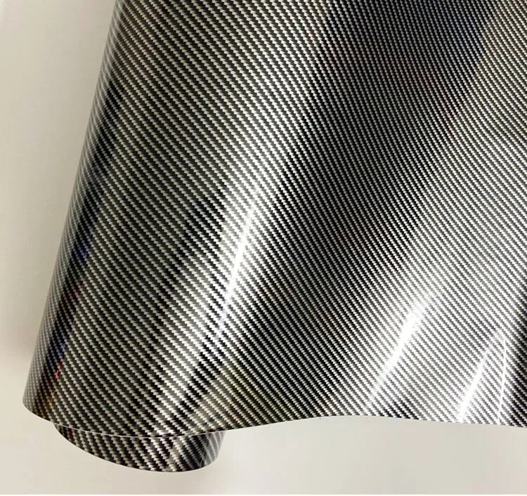 Ultra Gloss 5D Carbon Fiber Vinyl Wrap Big Texture Super Glossy 5D ...
