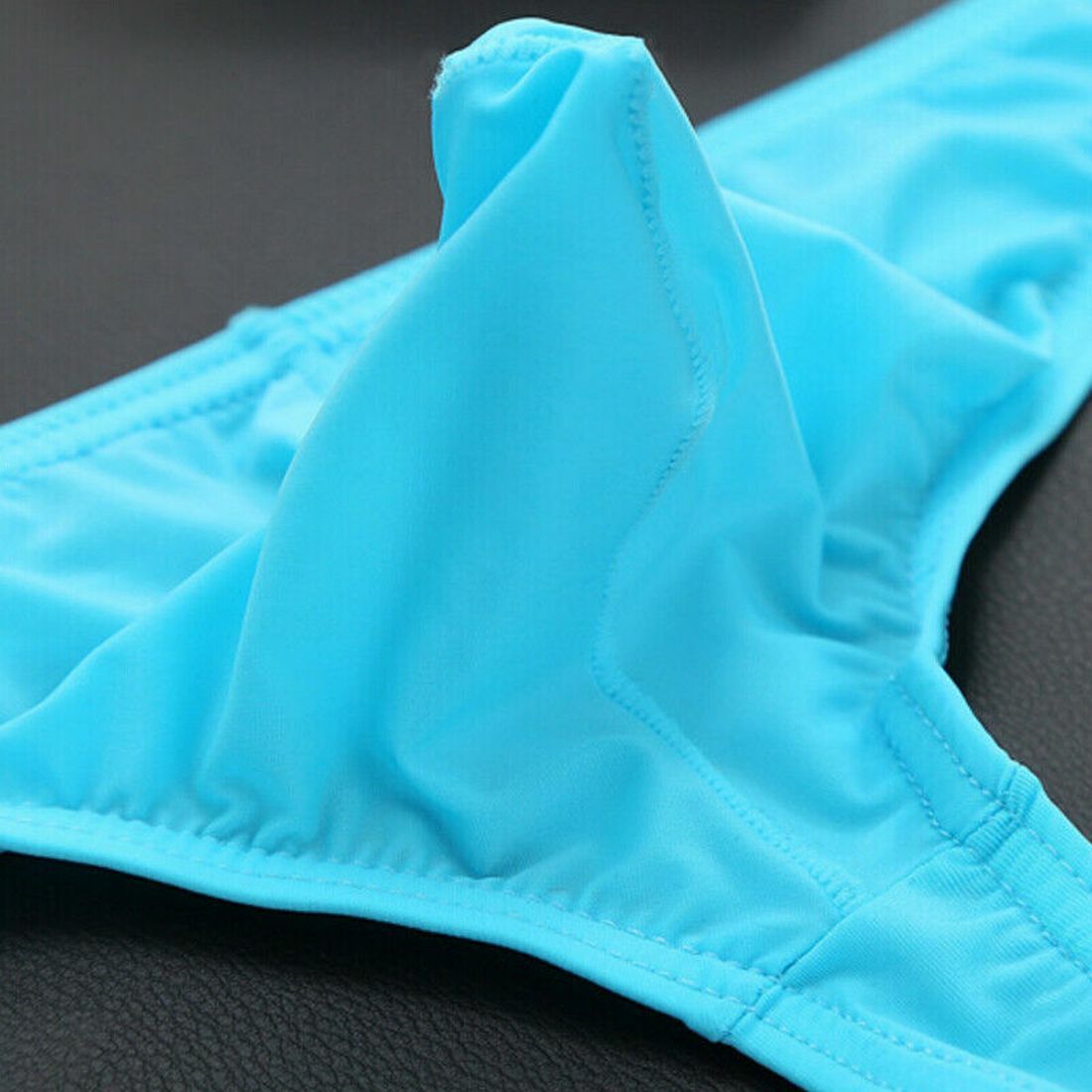 MCT PUSH-UP SWELL Schmalissimo RIO STRING TANGA SLIP EIS SEIDE 5 Farben ...