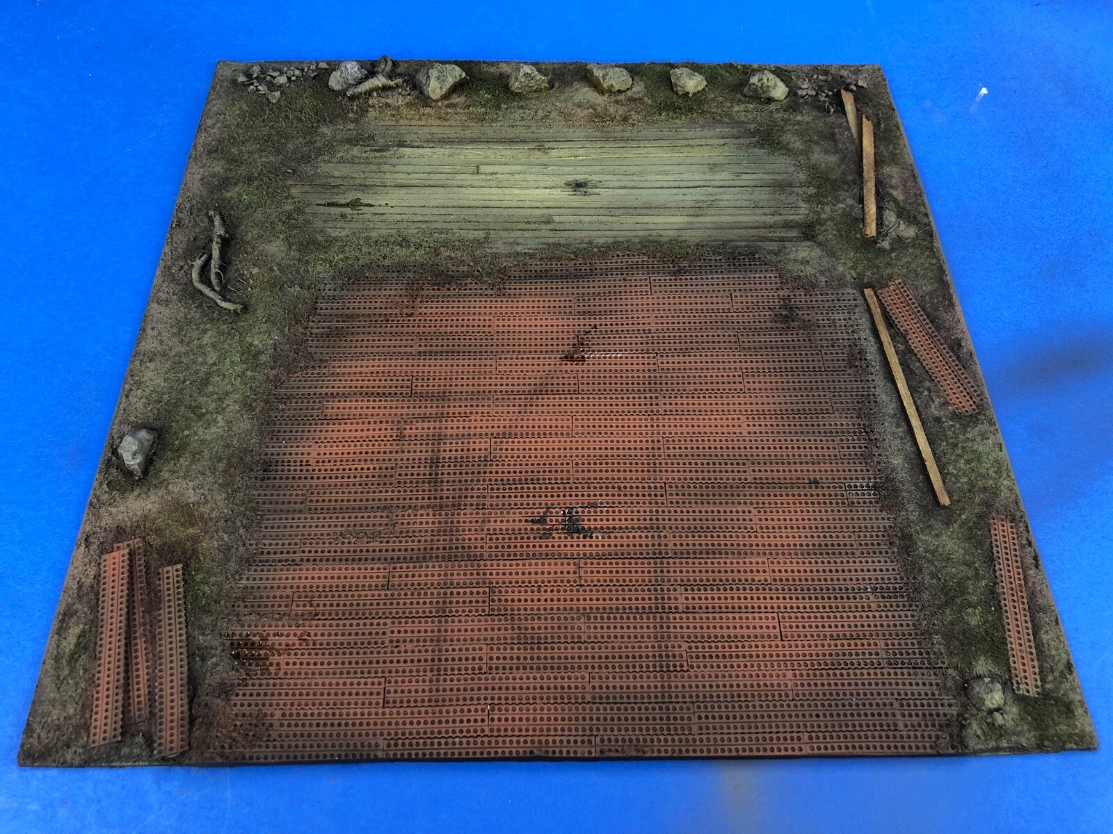 CD-48005 Marston (PSP)/Dirt Airfield Base 11 x 11. 1/48nd scale resin ...