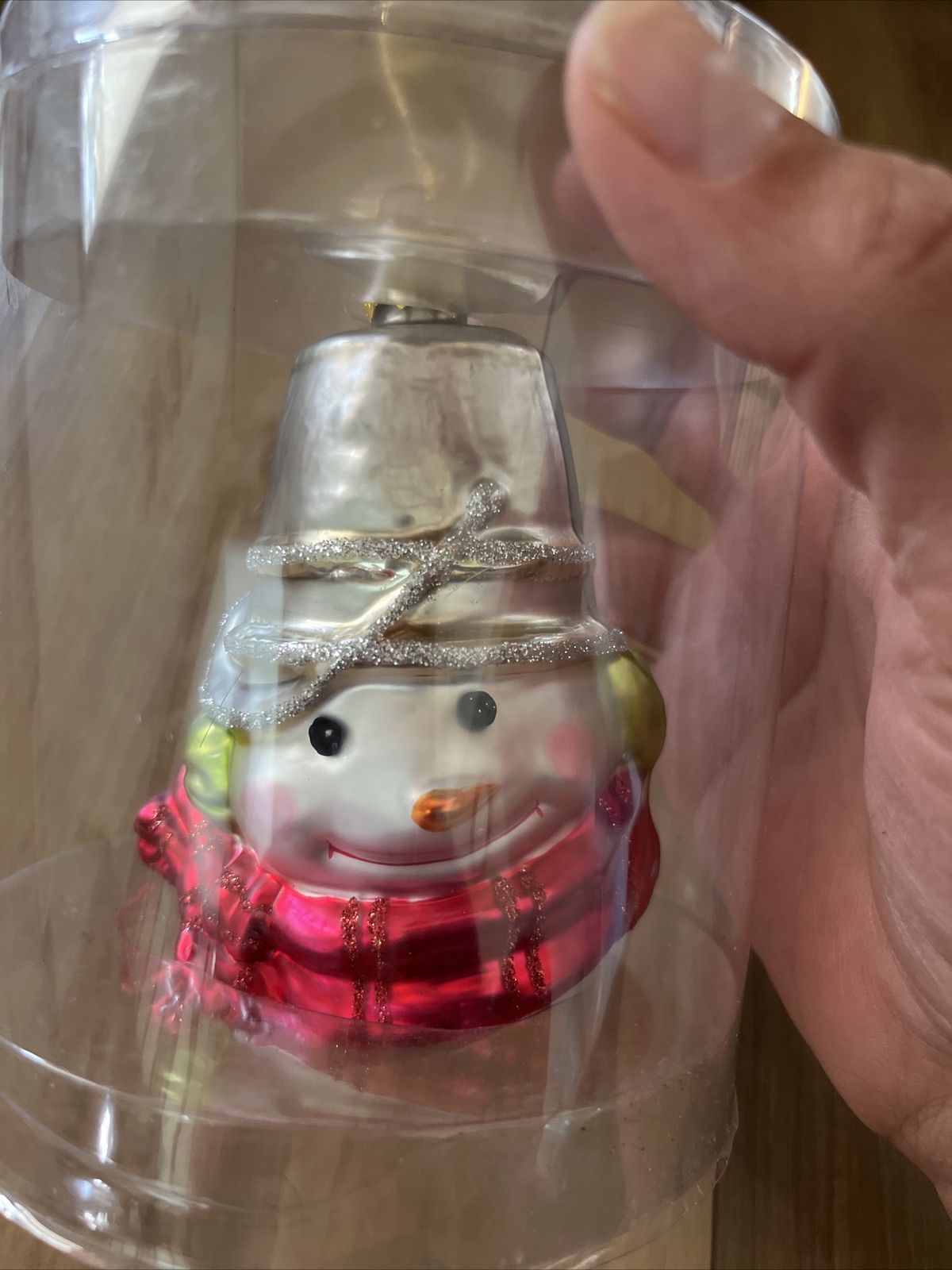 Mitford Snowman Glass Figural Jan Karon Hallmark Ornament for sale ...