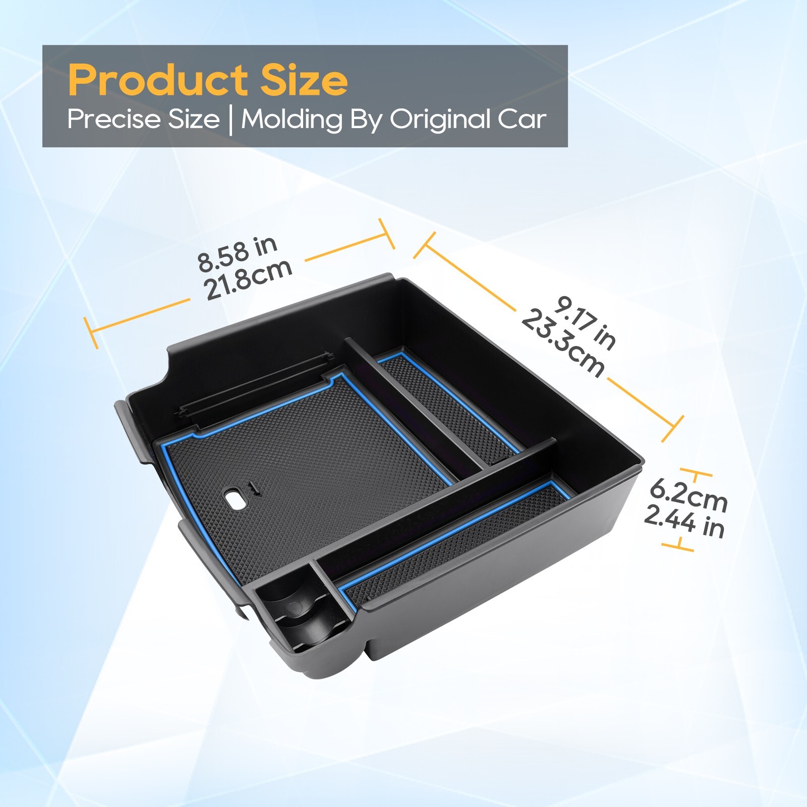 LFOTPP Car Center Console Storage Box Organizer Tray For 2021-2023 Kia ...