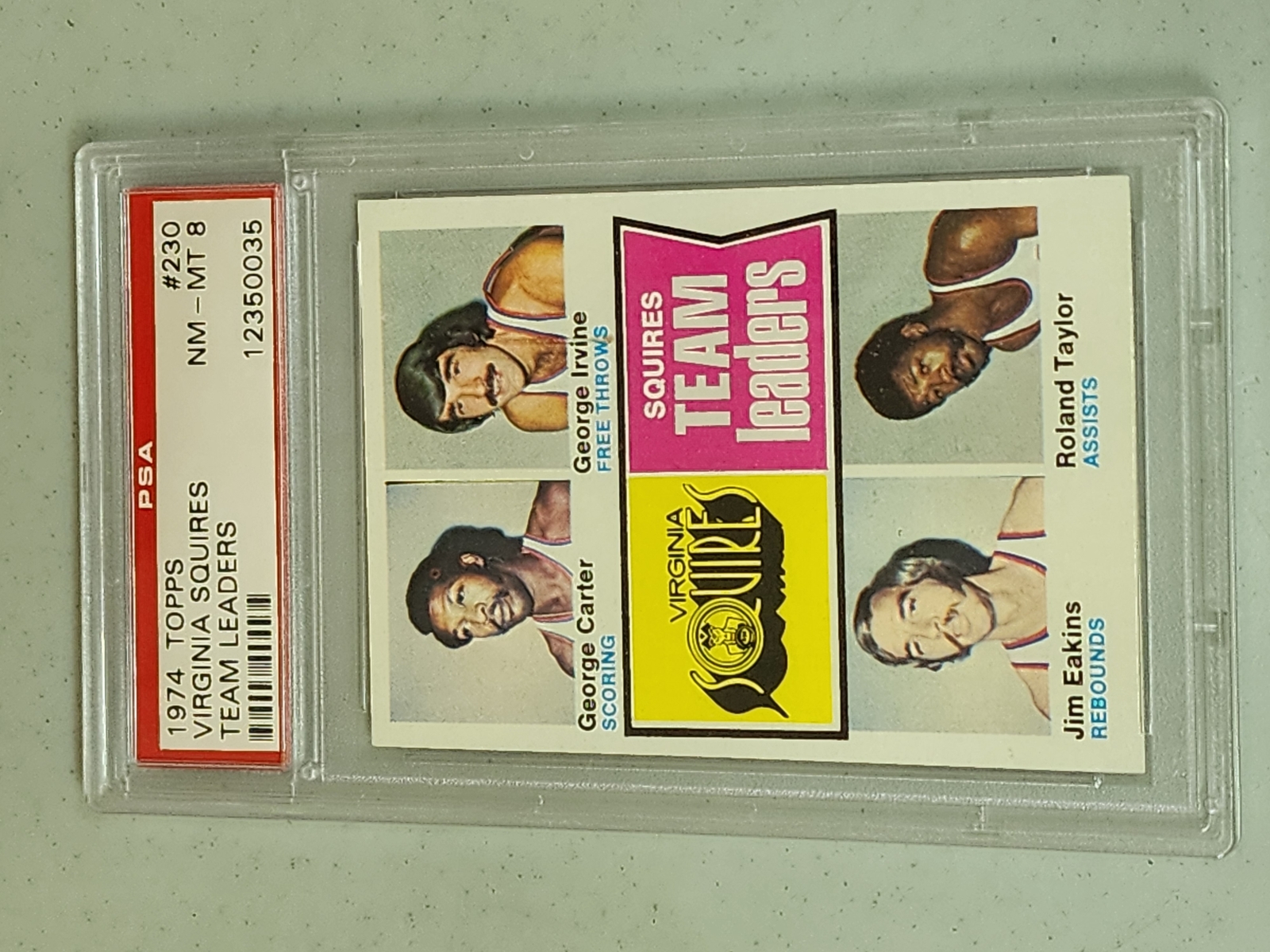 1974-75 Topps - #230 George Carter, Roland Taylor, Jim Eakins (RC) for ...