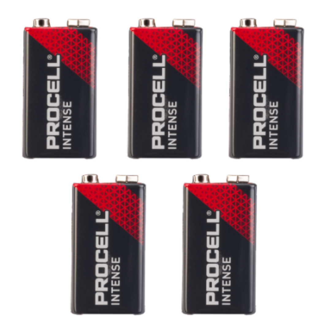 DURACELL 9V PROCELL HIGH POWER MN1604 Alkaline Smoke Alarm Batteries ...