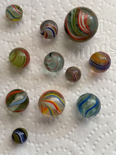 lot of (11) antique German handmade marbles | eBay