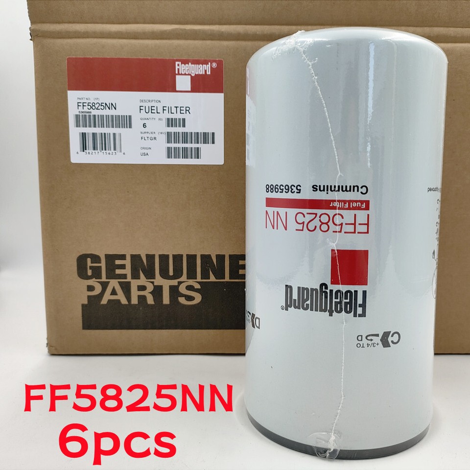 6PACK Fleetguard FF5825NN 5599456 Fuel Filter For NanoNet X15 Cummins ...
