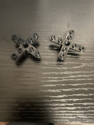 LEGO Aircraft Black Propeller Lot of 4 Airplane Prop Spins Helicopter ...