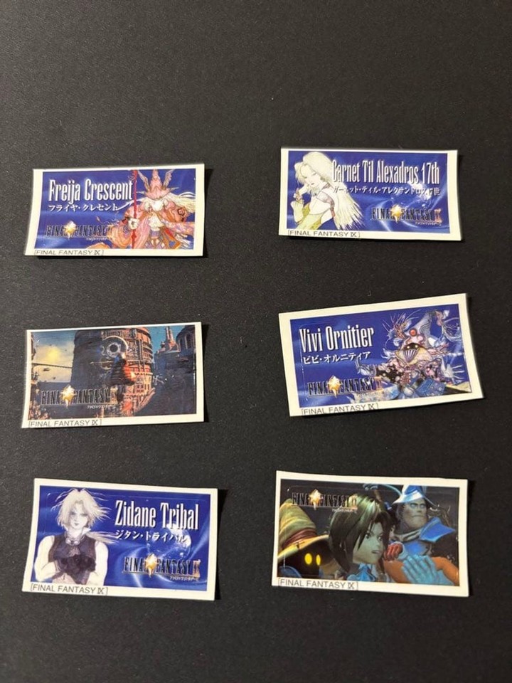 Final Fantasy IX 9 PlayStation Memory Card Stickers Set 29pcs FFIX FF9 ...