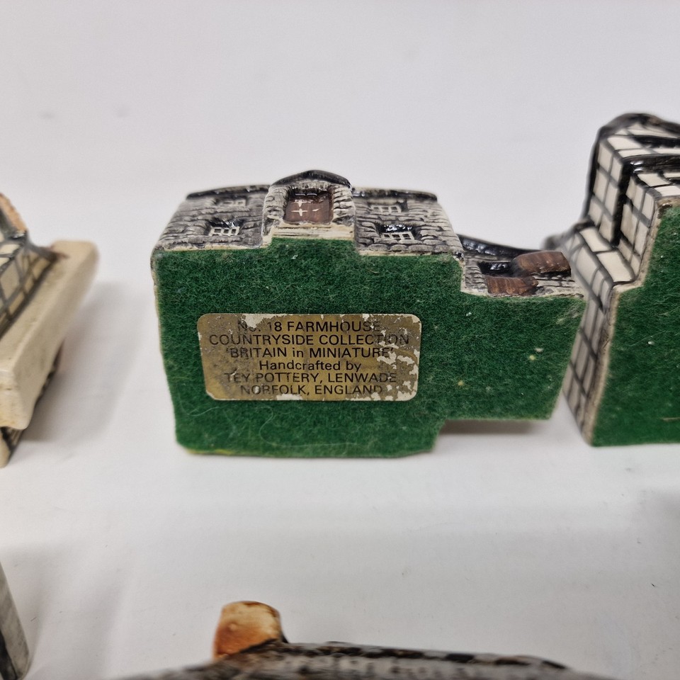 Countryside Collection Britain In Miniature Tey Pottery Job Lot Train ...