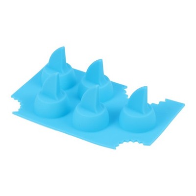 Silicone Shark Fin Ice Cube Tray DIY Ice Making Mold Creative Kitchen ...