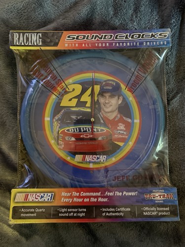 Jeff Gordon NASCAR Sound Clock #24 NIP 2000 Tru-Trak DuPont Monte Carlo ...