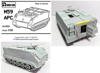 Hobby Link 1/35 US M59 Armoured Personnel Carrier Full Resin kit | eBay