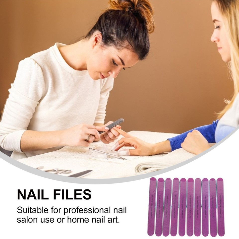 10 Pcs Nail Polish File Buffing Salon Equipment Art Files Polishing ...