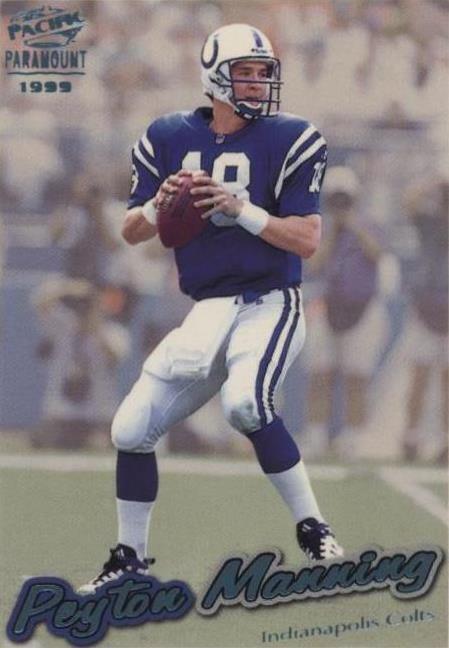 1999 Pacific Paramount - Peyton Manning #101 Platinum Blue for sale ...