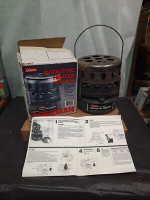Coleman 3000 BTU Catalytic Heater 518E499 Quick Lite Flameless Heat ...
