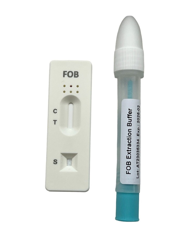 FOB (Fecal Occult Blood) Rapid Test Cassette- SELF-TESTING Kit For Home ...
