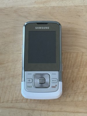 Samsung PLS-M330 White Silver Cellular Phone Slide, Wireless | eBay