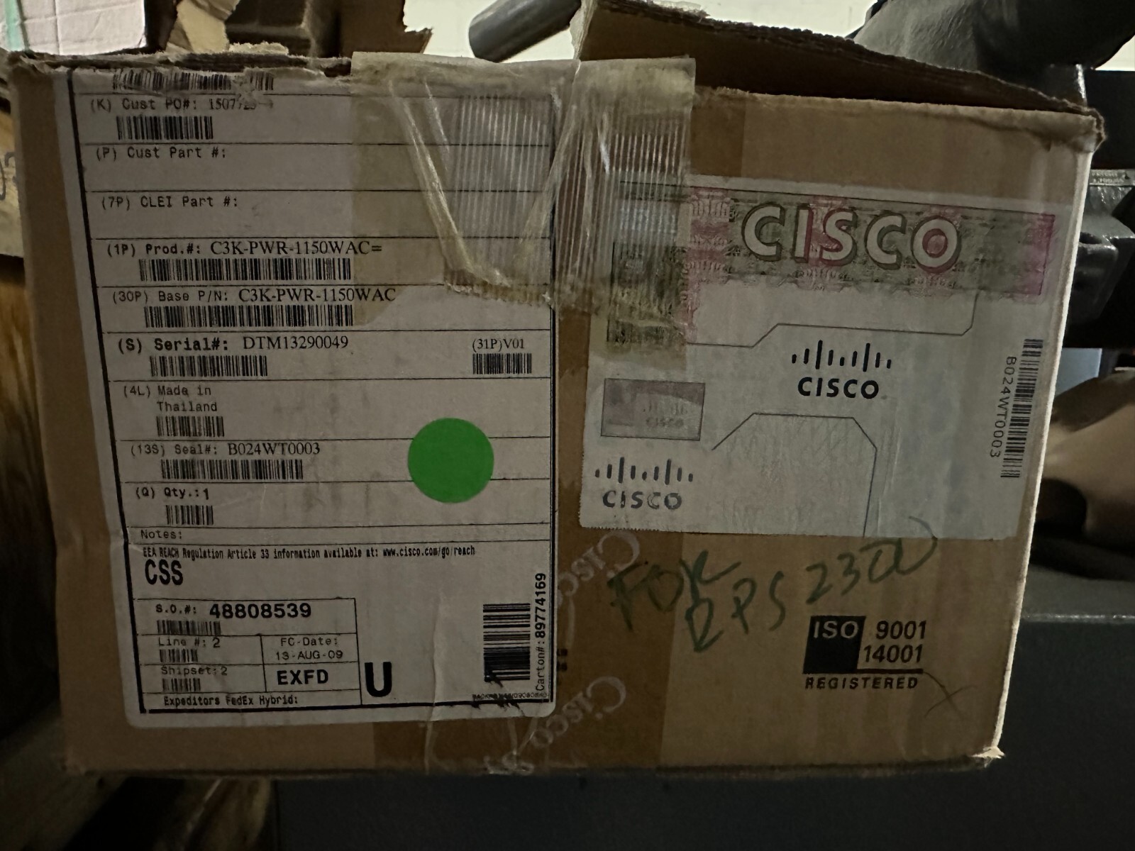 Cisco C3K-PWR-1150WAC= Power Supply | eBay