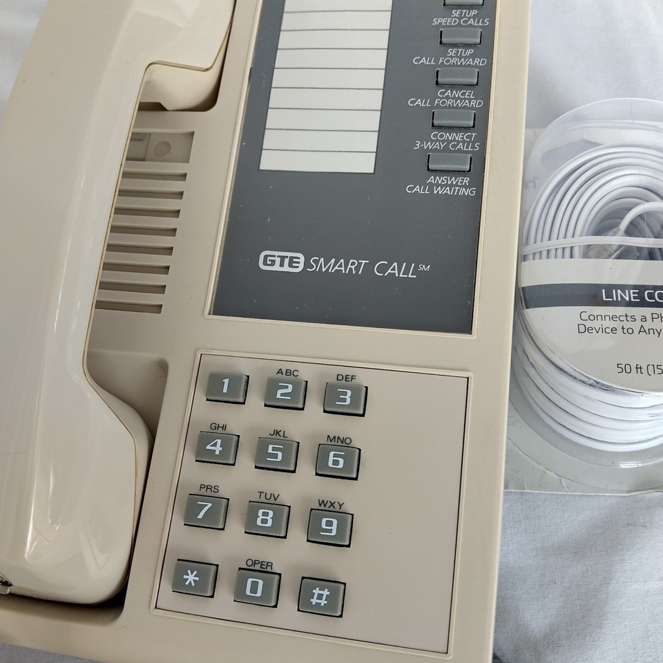 Corded landline Phone System Vodavi Communications GTE Smart Call | eBay