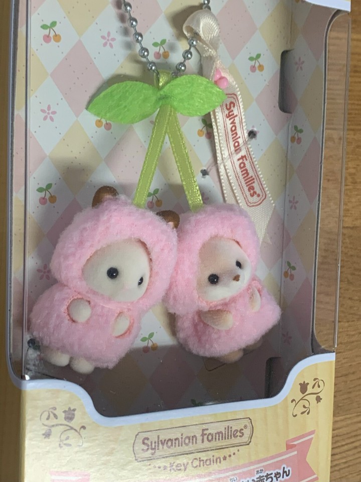 [ON HAND] Sylvanian Families Calico Critters Cherry Baby Key chain ...