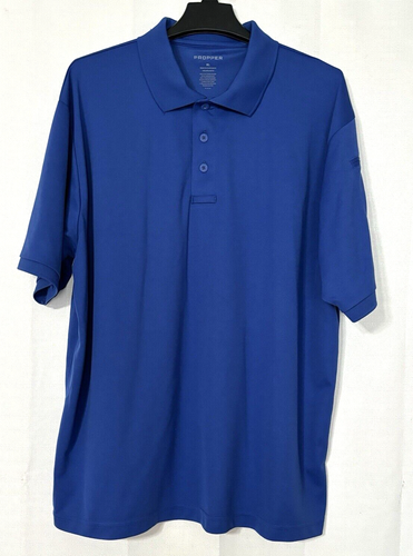 Propper Blue I.C.E. Men's Performance Short Sleeve Tactical Polo Shirt ...