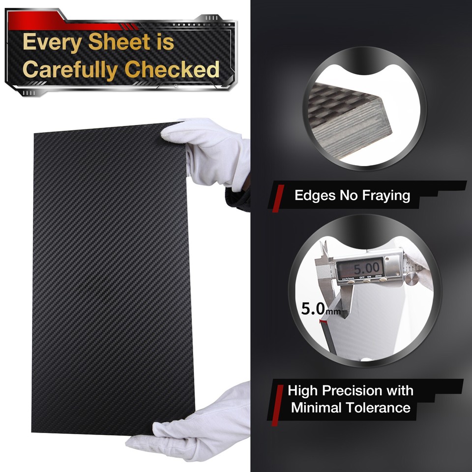 100% 3K Carbon Fiber Sheet Laminate Carbon Fiber Plate Panel 0.5-5MM ...