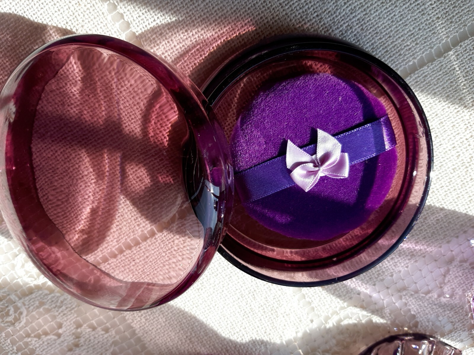 Vintage Purple Plum Perfume Vanity Set GORGEOUS BEAUTY, SPARKLING ...